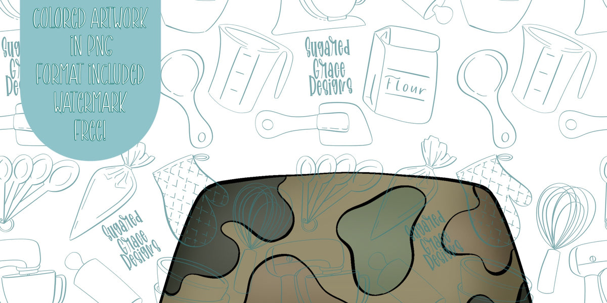 Army Military Hat Cookie Cutter STL Files for 3D Printing with Matchin ...