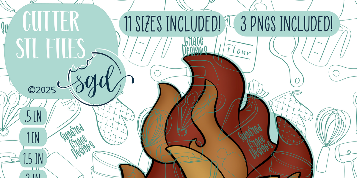 Campfire Cutter STL File with PNG Images to Match - For 3D Printing an ...