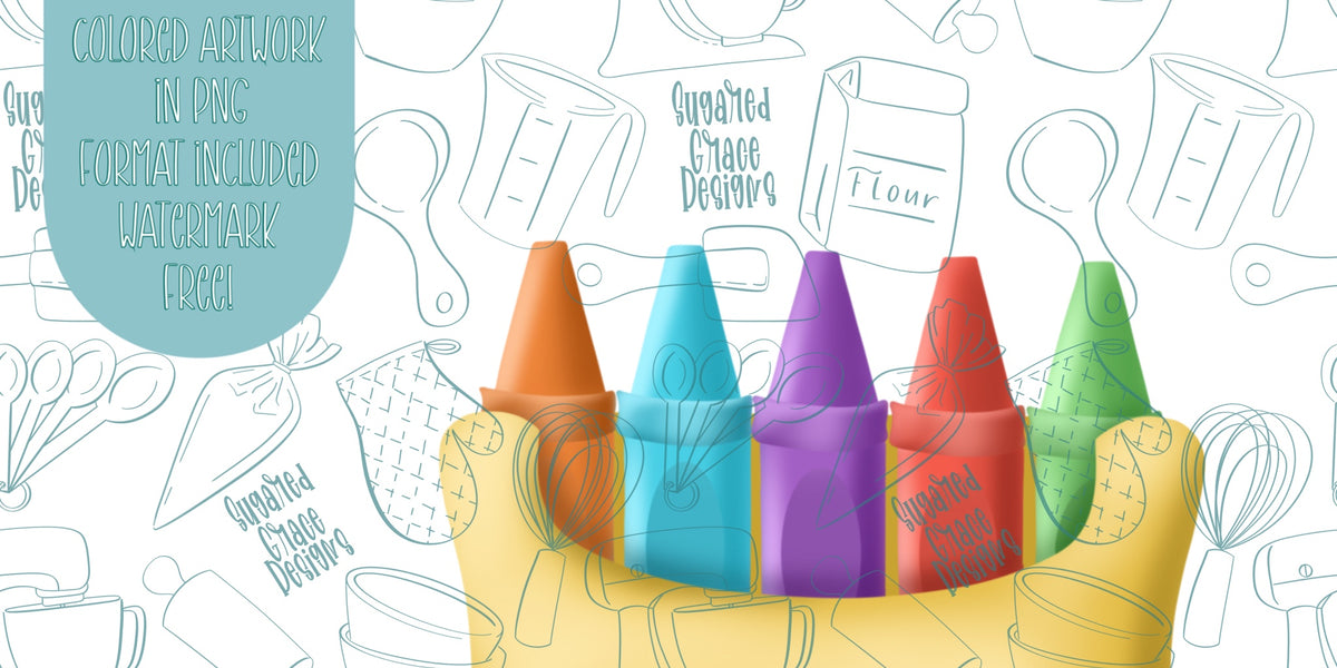 Back to School Box of Crayons Cookie Cutter STL Files for 3D Printing ...