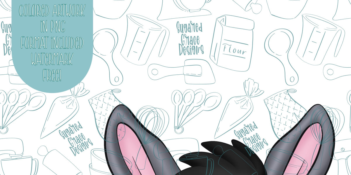 Donkey Cookie Cutter STL Files for 3D Printing with Matching Printable ...