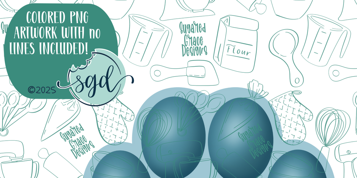 Dog Paw Cutter with PNG Images to Match - Hand Drawn Graphics for Edib ...