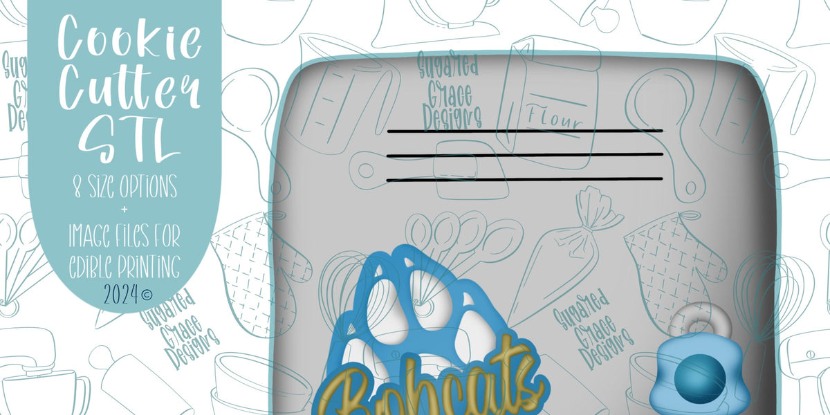 Back to School Locker Cookie Cutter STL Files for 3D Printing with Mat ...