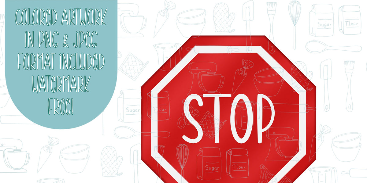 Stop sign cookie cutter stl file for 3D printing with png printable in ...