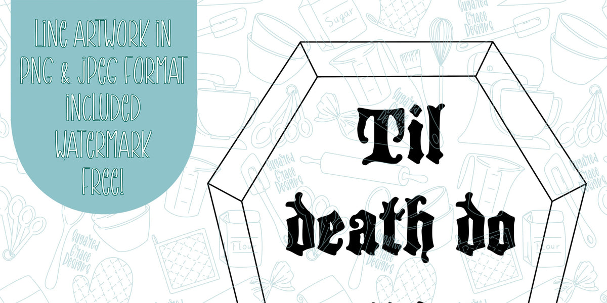Till death coffin Cookie cutter stl files for 3d printing with matchin – Sugared Grace Designs LLC