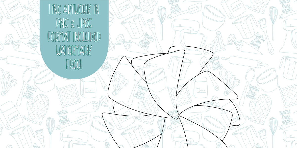 Pom Pom cookie cutter stl file set for 3d printing with matching print ...